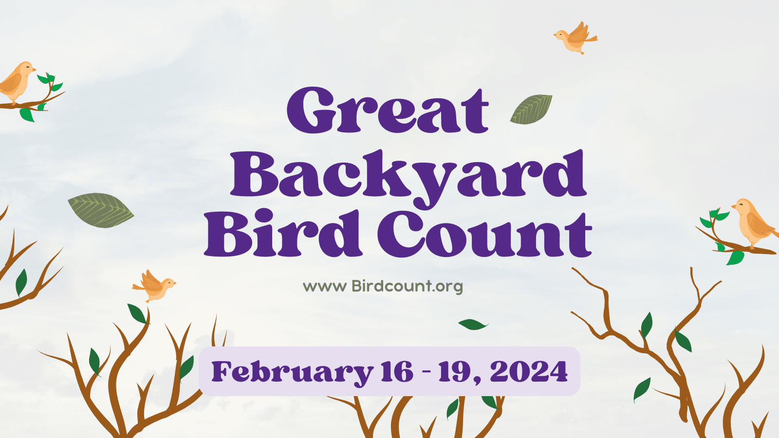 Great Backyard Bird Count | Carrboro, NC - Official Website
